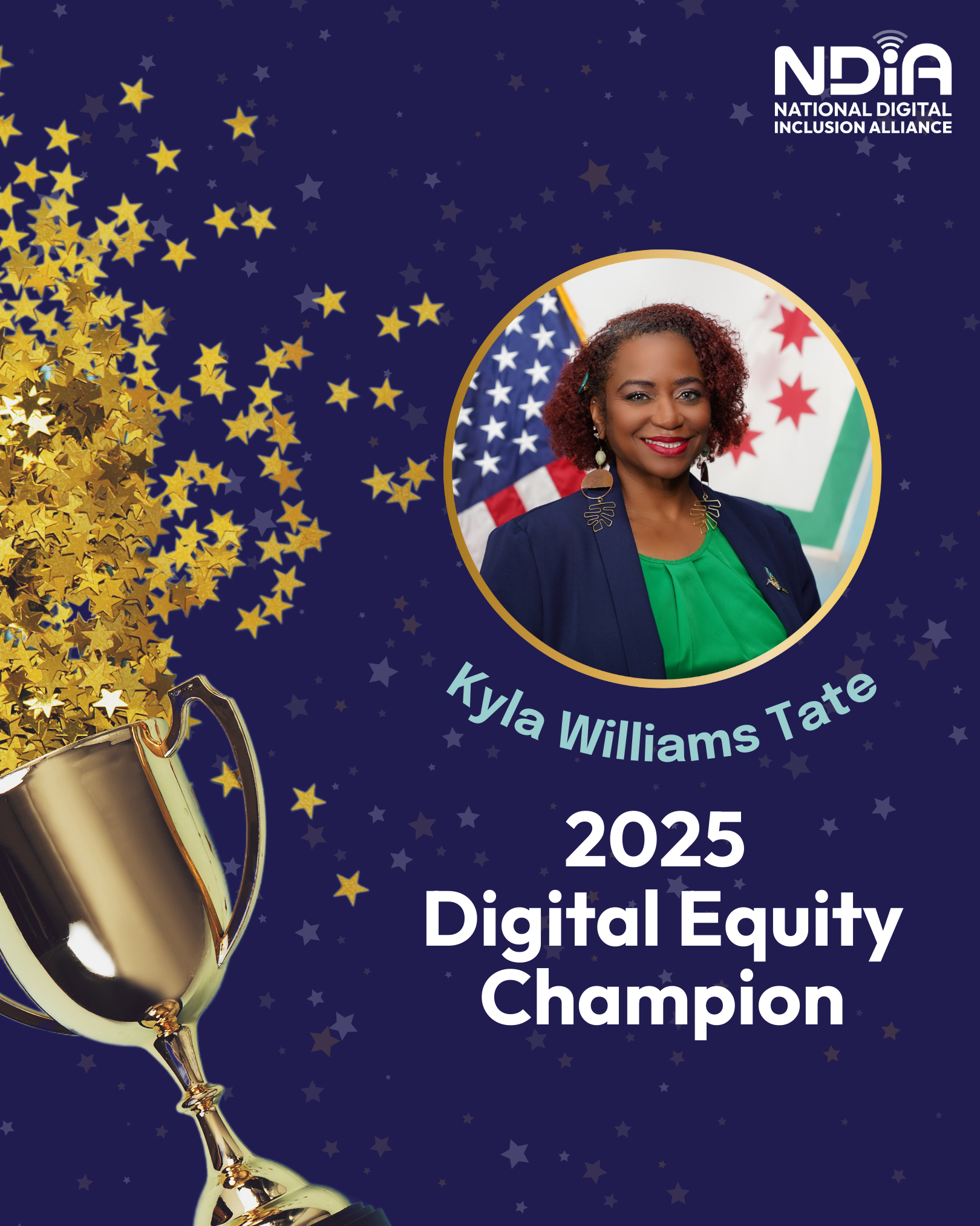 Kyla Williams Tate Recognized as a 2025 Digital Equity Champion